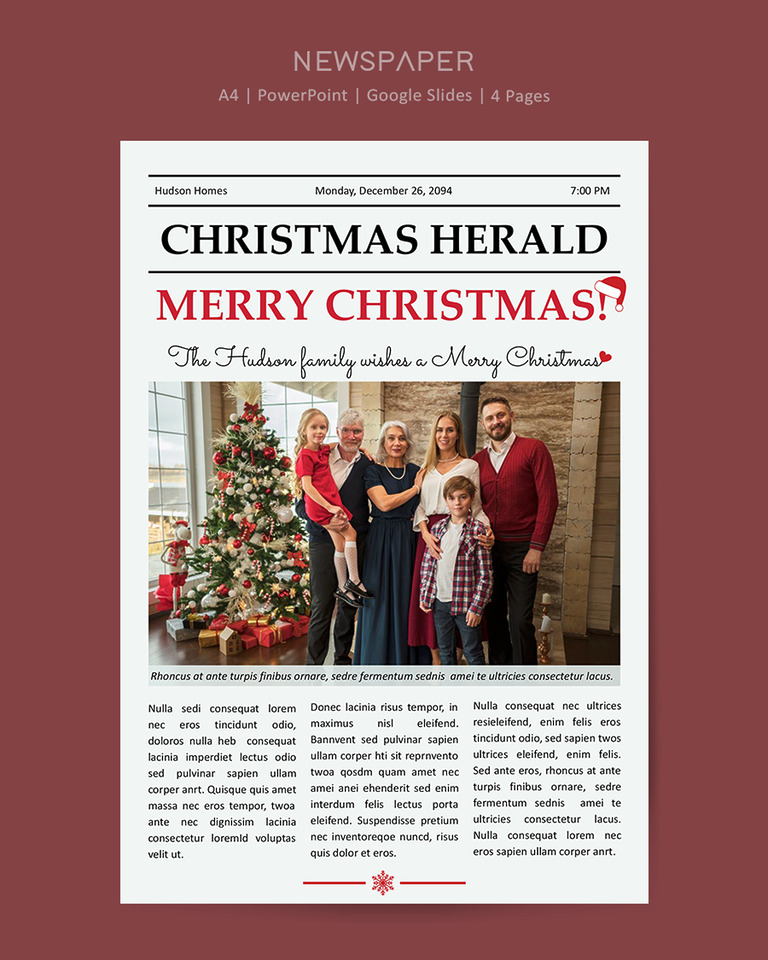 Free Editable Newspaper Templates - Highfile